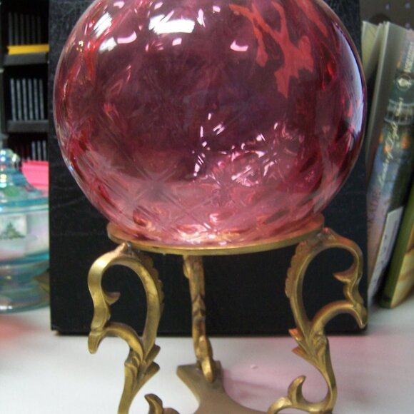 Accents | Fenton Ruby Red Glass Candle Holder W Stand | Poshmark